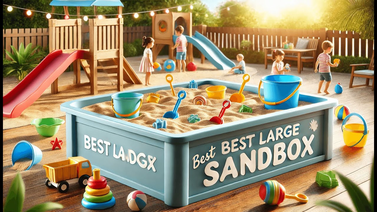 🏖️ KidKraft Wooden Backyard Sandbox | Best Large Sand Box 🏖️ - YouTube