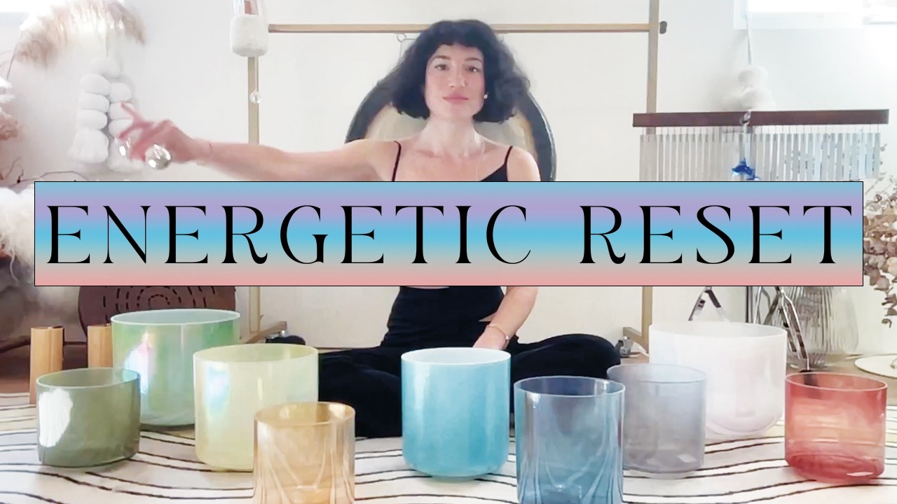 energetic reset | soundbath to release + restore (25 min) - YouTube