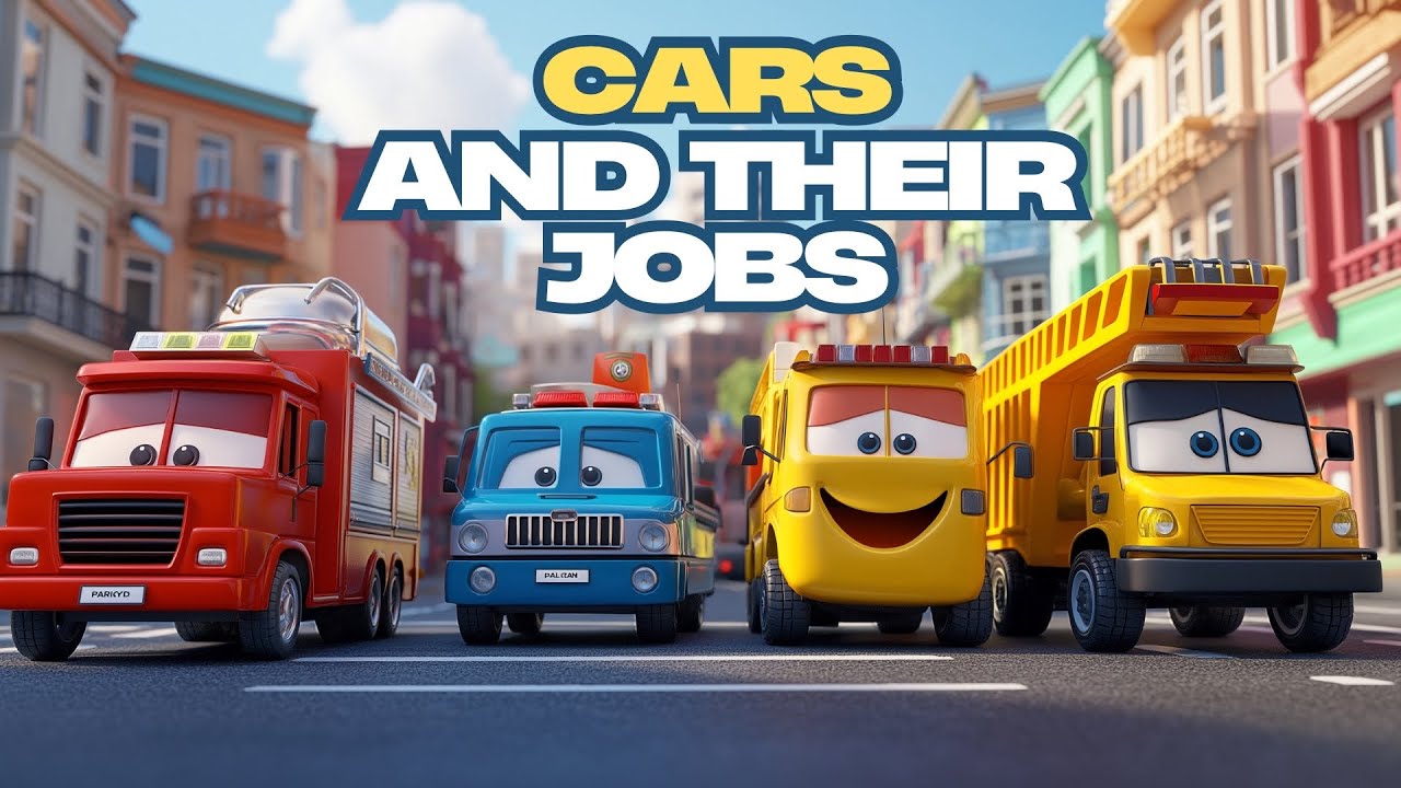 🚜🚛Cars and Their Jobs🚒🚑 - YouTube
