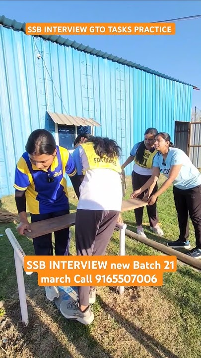SSB INTERVIEW GTO tasks practice - YouTube