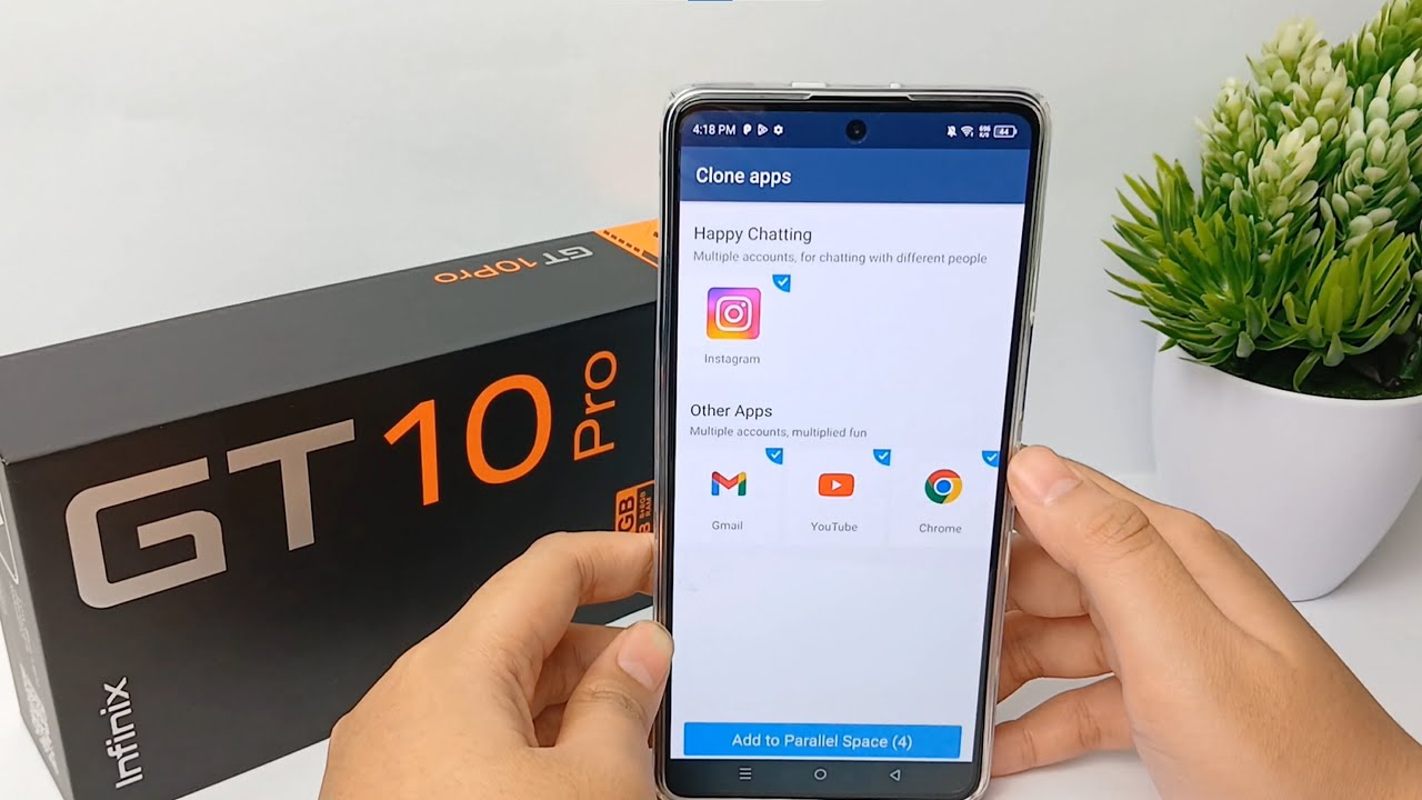 How To Clone App Name In Infinix Gt 10 Pro - YouTube