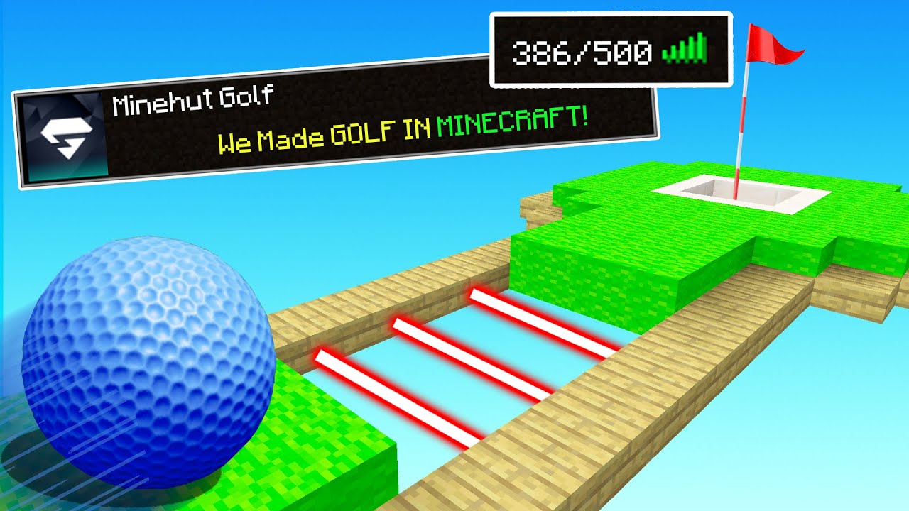 This Minehut Server CREATED GOLF... - YouTube