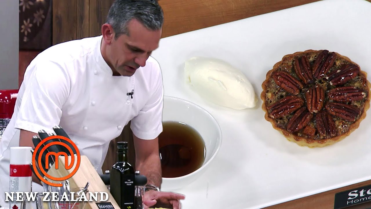 Pecan & Pumpkin Pie Masterclass | MasterChef New Zealand | MasterChef ...