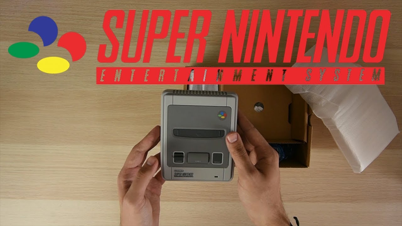 SNES: Super Nintendo Classic Mini Unboxing and First Impressions ...