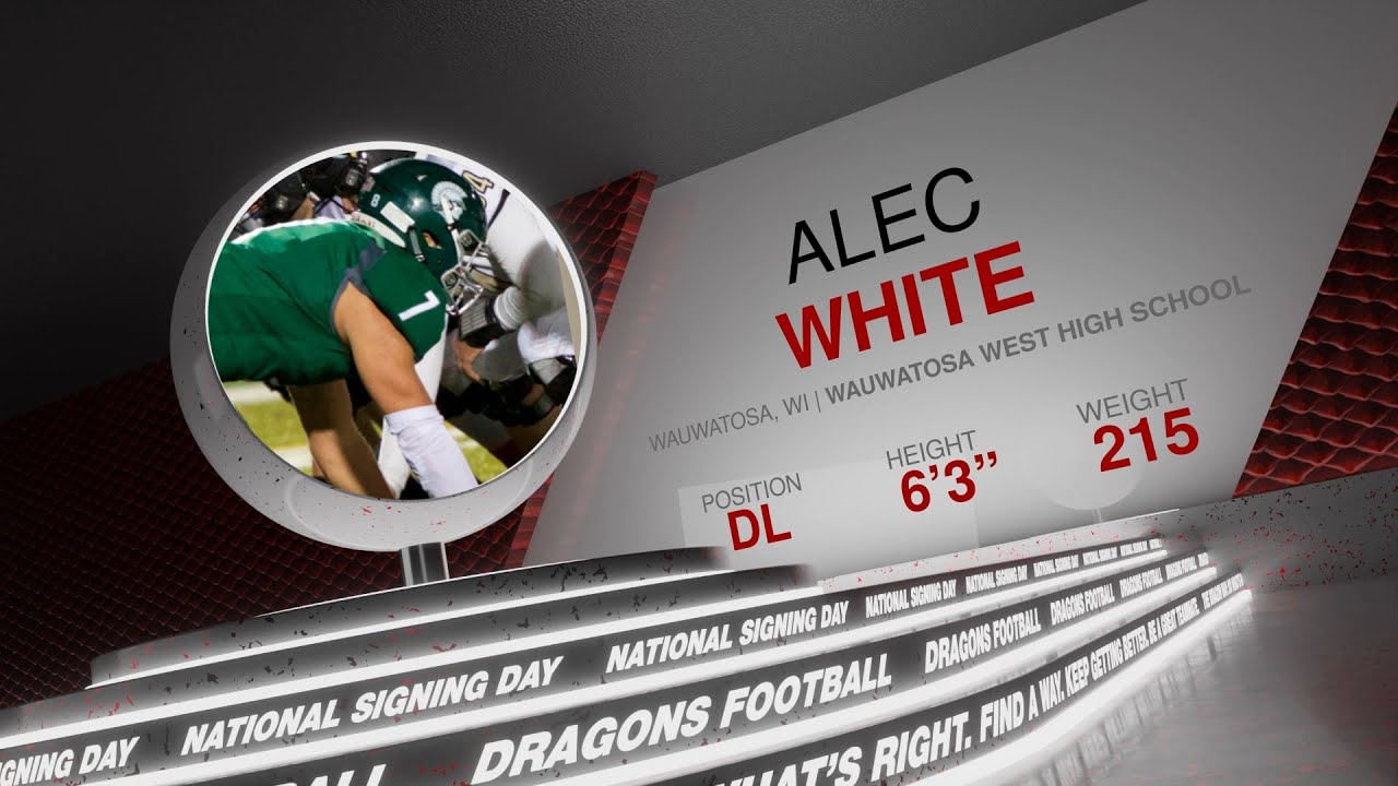 Alec White (DL, 6-3, 220, Wauwatosa, Wis./Wauwatosa West HS) - YouTube