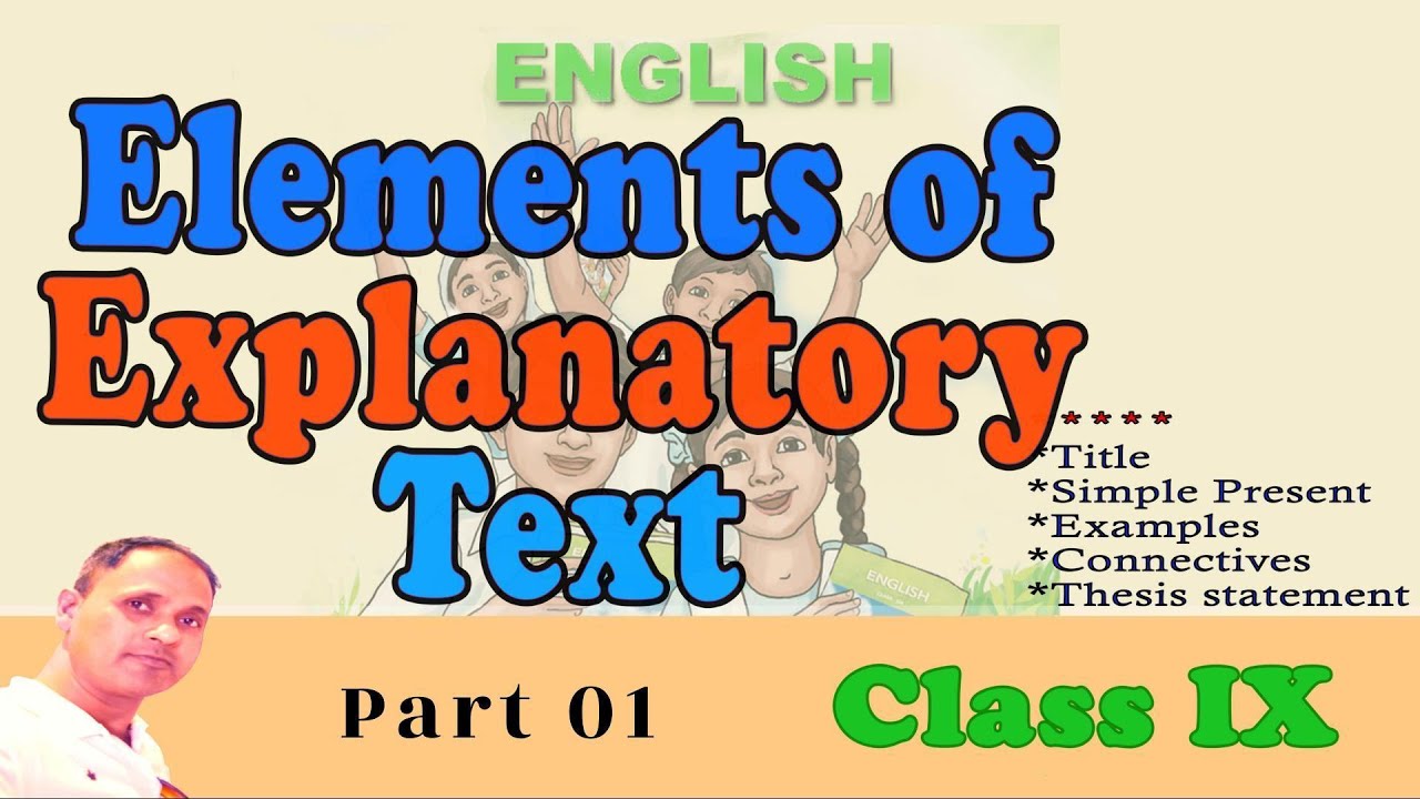 English Literature । Elements of Explanatory Text। Part 01। Learn ...