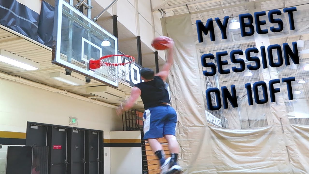 FIRST WINDMILL DUNK ON 10FT!! - YouTube