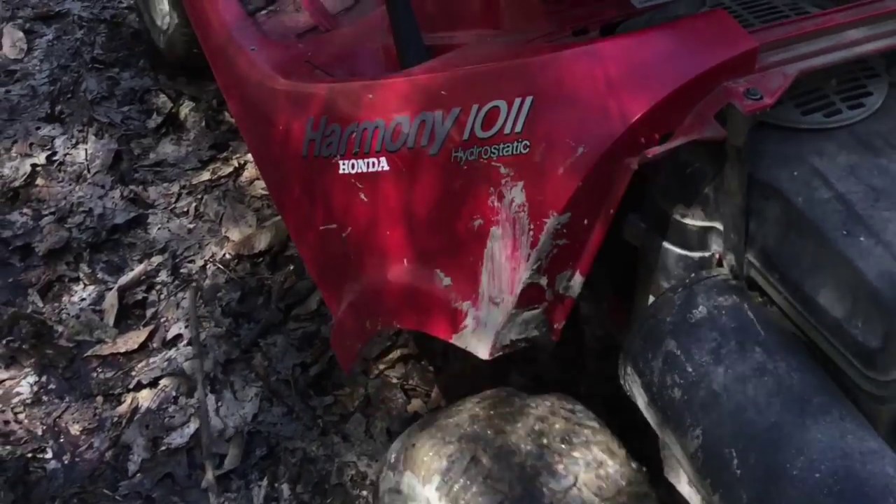 Honda Harmony 1011 Hydrostatic Offroad Adventures - YouTube