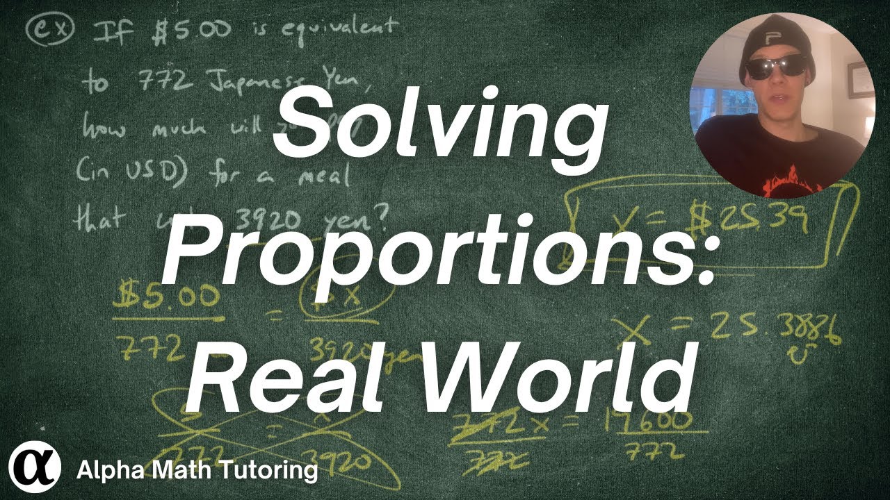 Solving Proportions: Real World - YouTube