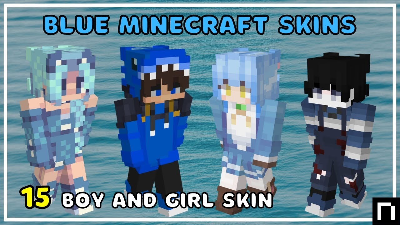 SKIN MINECRAFT WARNA BIRU - BLUE MINECRAFT SKINS (BOY AND GIRL SKIN) #2 ...