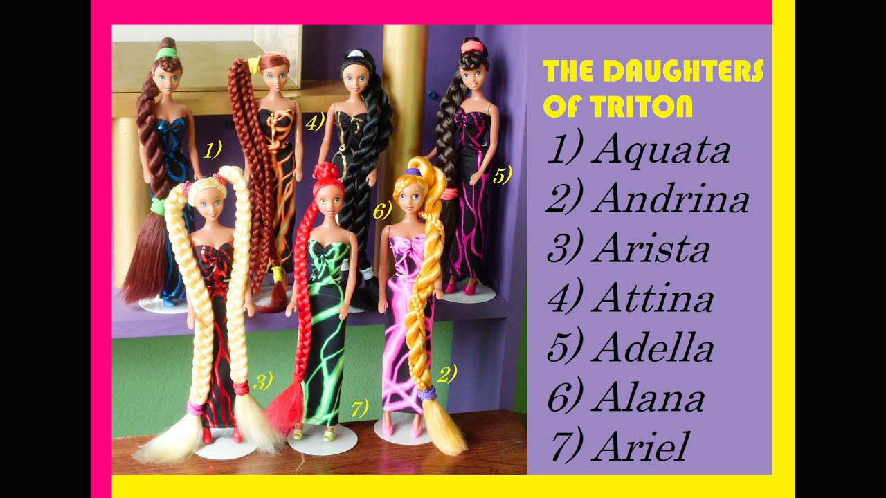 2011 The Daughters Of Triton Aquata Andrina Arista Attina Adella Alana And Ariel Mexico