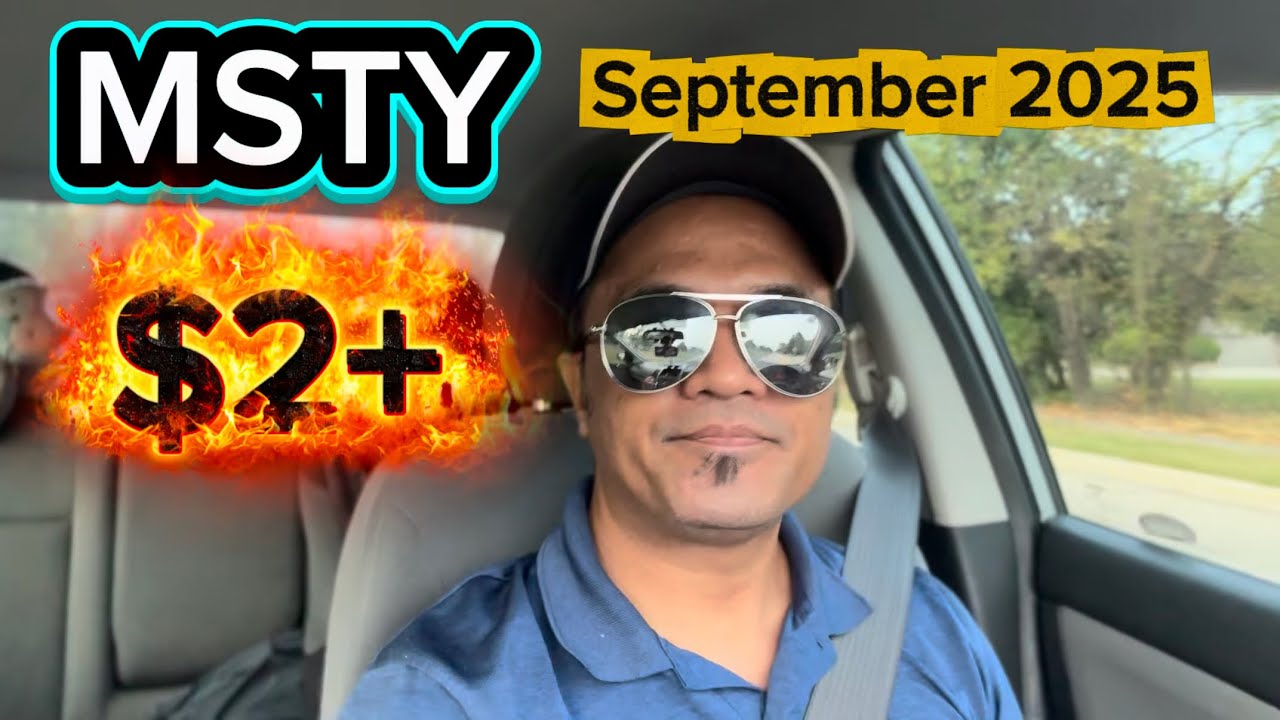 $MSTY dividend payout estimate for September 2025 #yieldmaxetf # ...