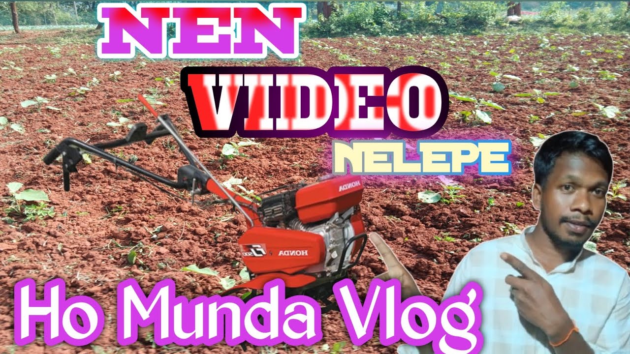 Brinjal Working || Honda Mini Power Weeder || Ho Munda Vlog - YouTube