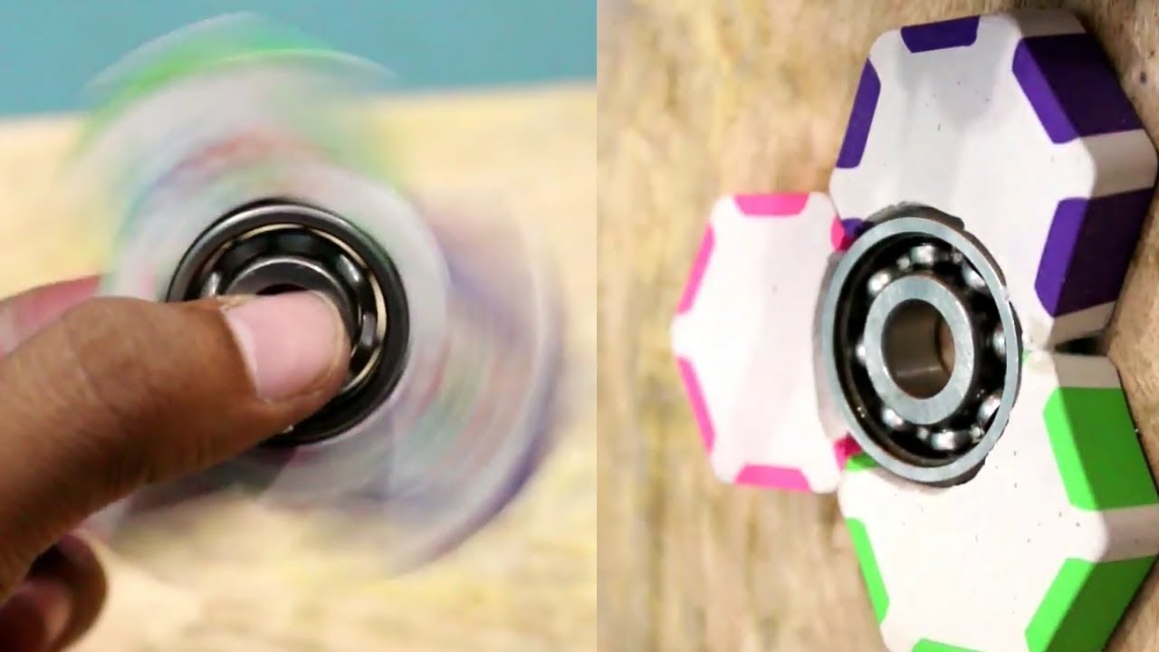 How to make Eraser Fidget spinner at Home - YouTube