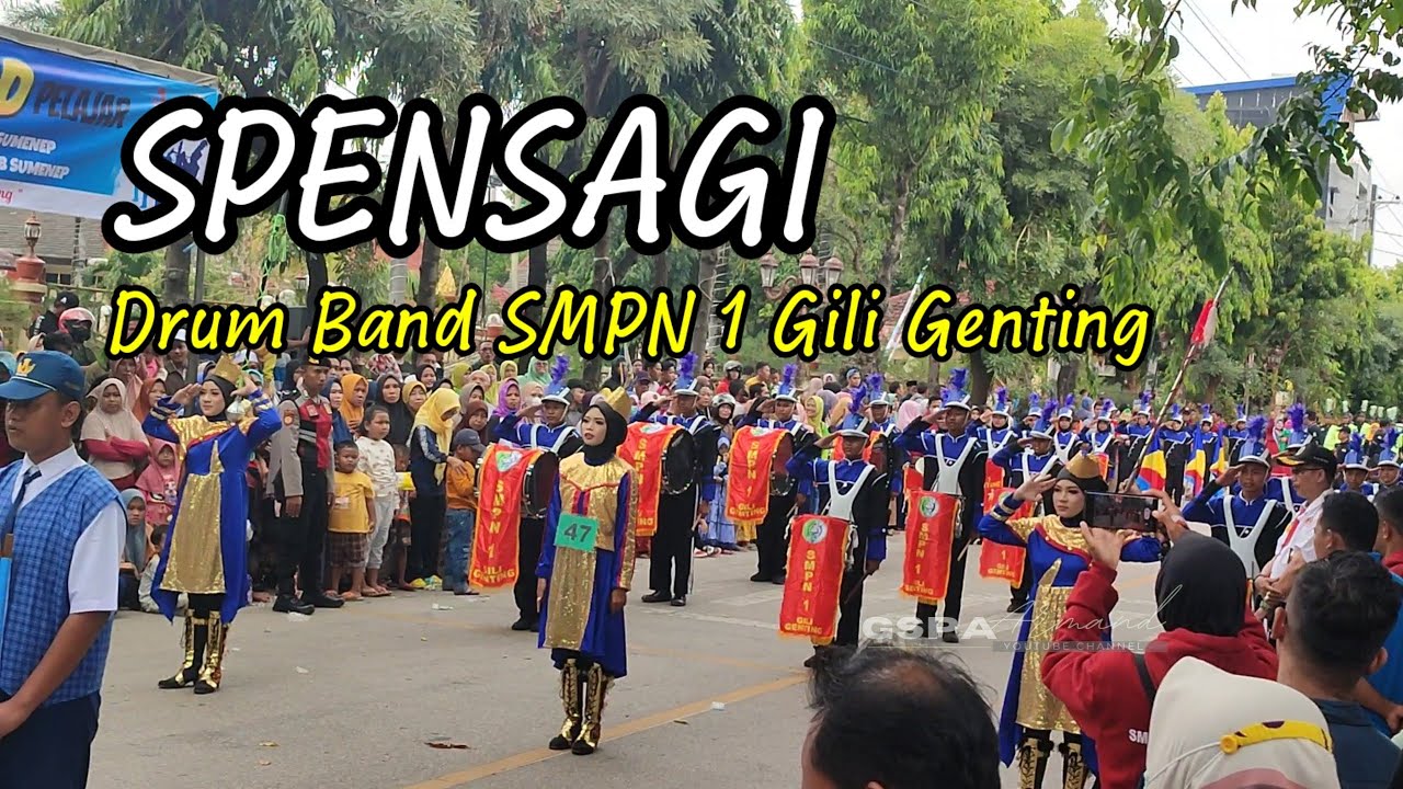 Lagu Ngapote "Drum Band SPENSAGI SMPN 1 Saronggi Sumenep" - YouTube