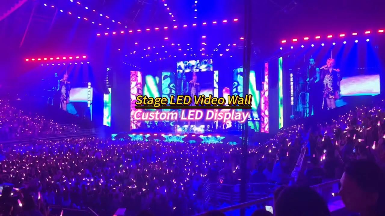 Stage LED Video Wall for Event and Concert【LCF】 - YouTube