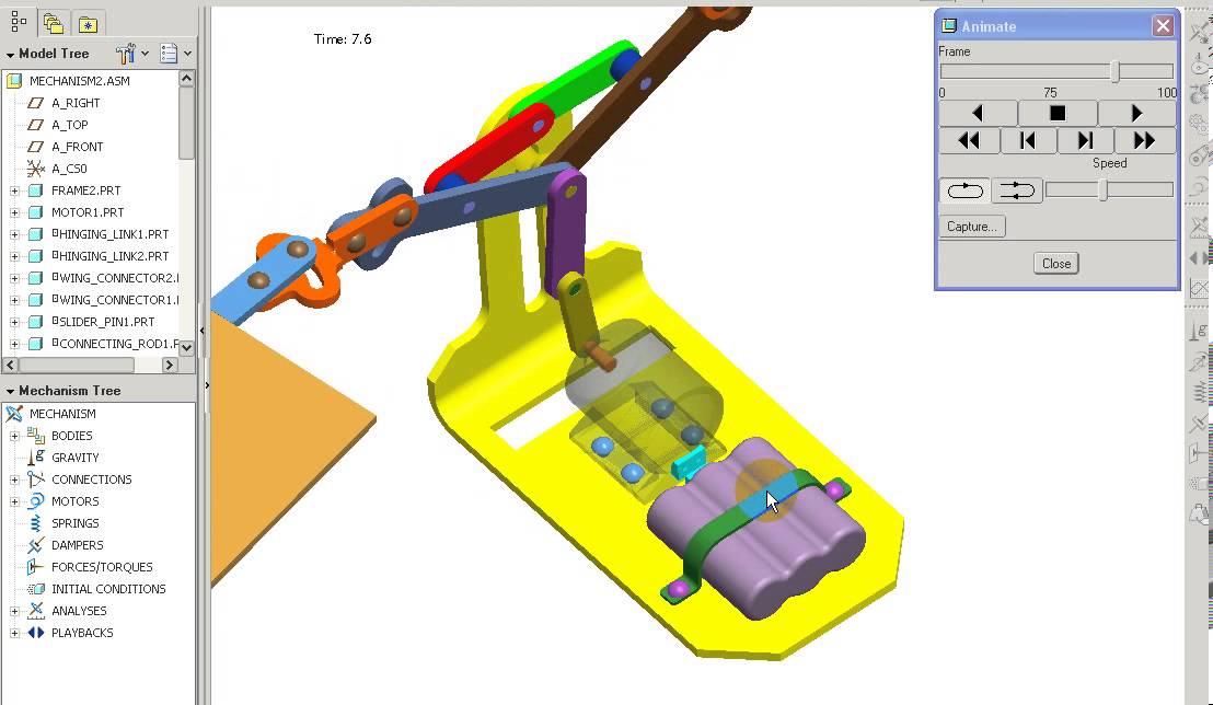 Flapping Wing Mechanism1 - YouTube