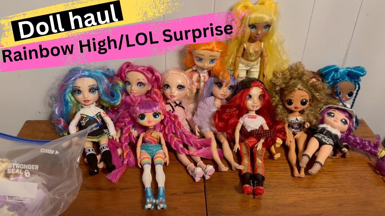 Rainbow High and LOL Surprise Doll Haul - YouTube