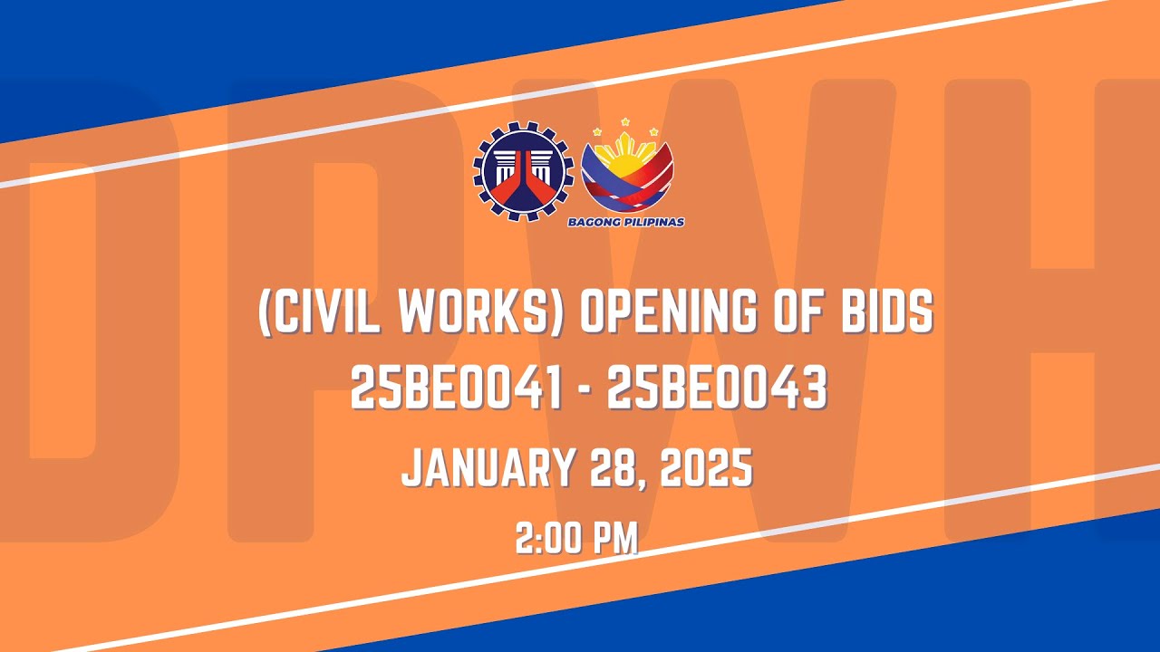 Procurement Livestream for DPWH Isabela 1st District Engineering Office ...