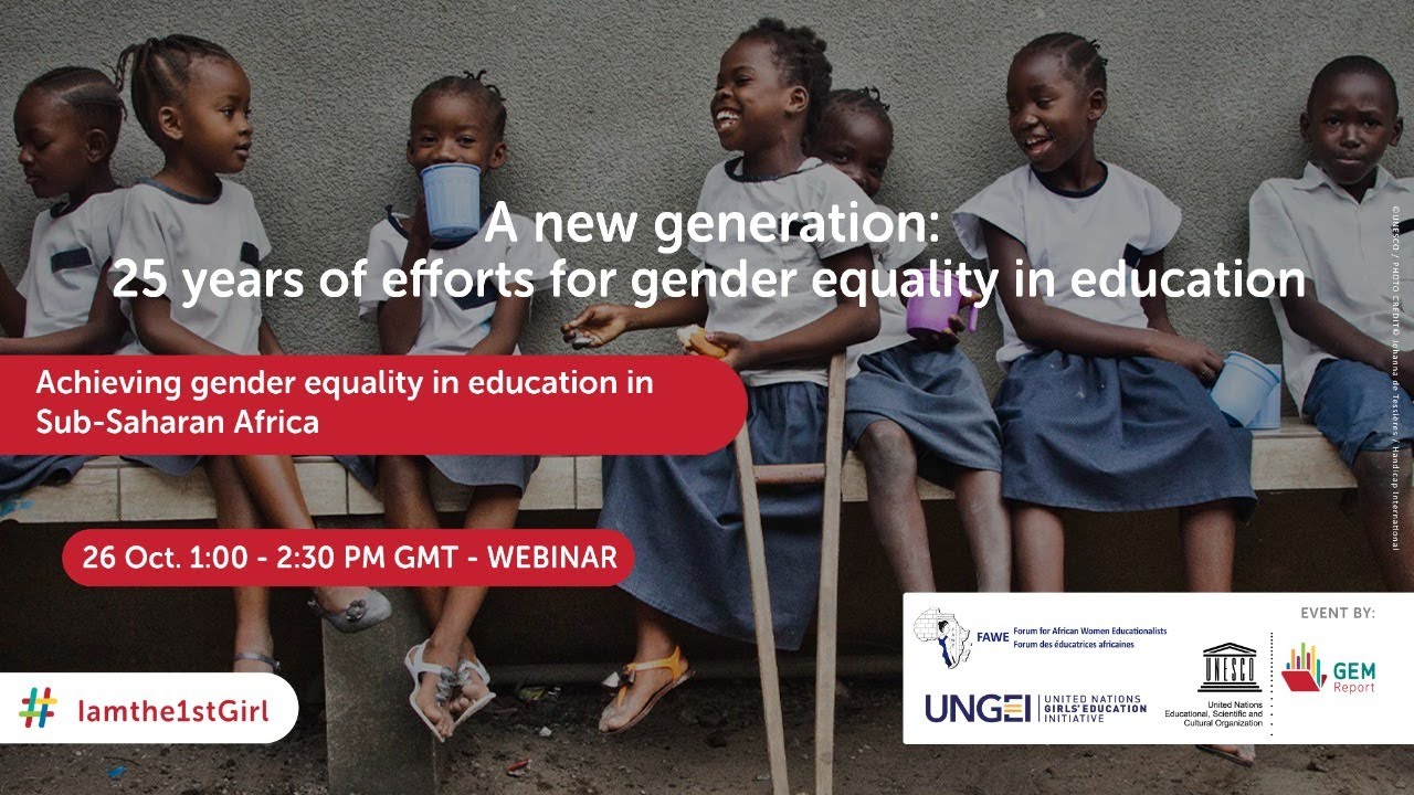 Achieving Gender Equality In Education In Sub Saharan Africa Youtube