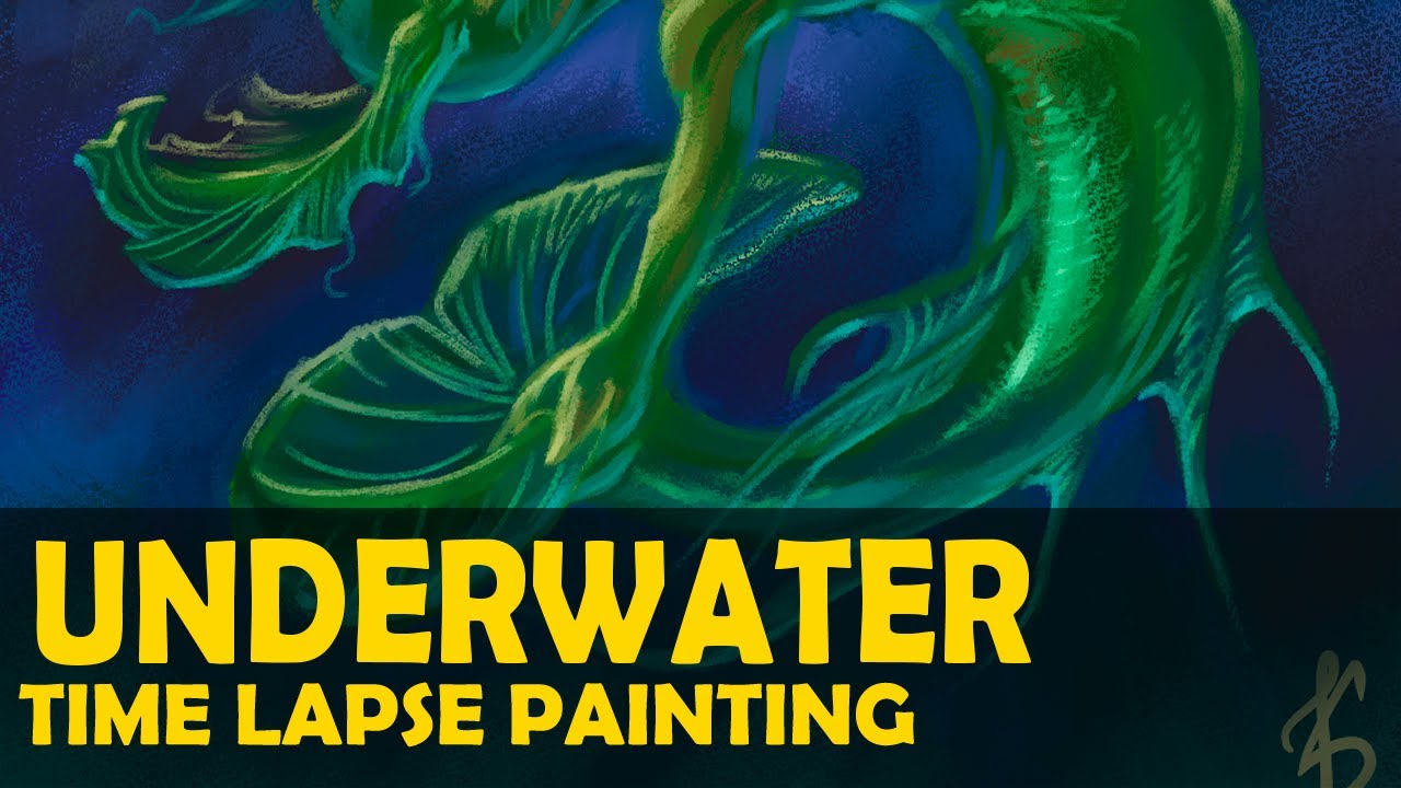 ART CHALLENGER = UNDERWATER - FRANKLIN SILVA - TIME LAPSE PAINTING ...