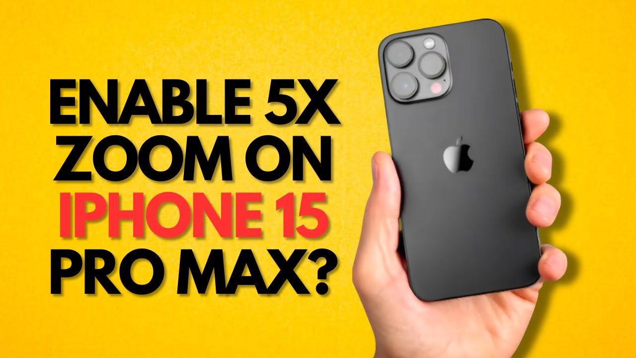 How to Enable 5x Zoom On iPhone 15 Pro Max? - YouTube