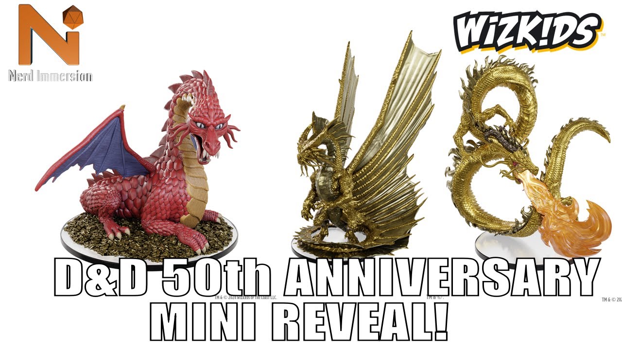 WizKids 50th D&D Anniversary Minis! | Nerd Immersion - YouTube
