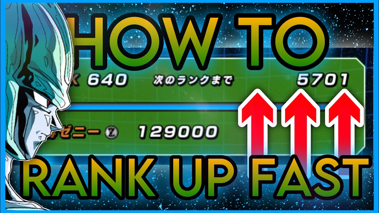 Best Way To Purely Rank Up In Dokkan (especially in higher ranks) - YouTube