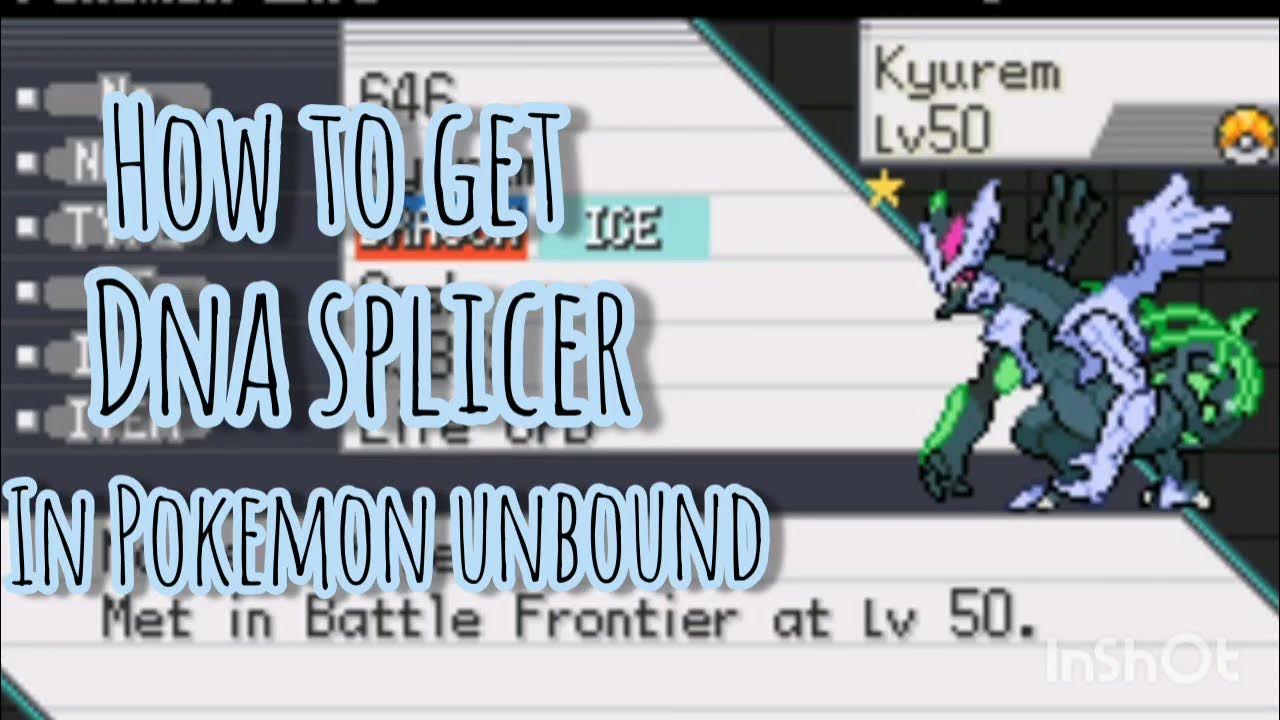 how to get dna splicer and fuse kyurem with reshiram and zekrom - YouTube