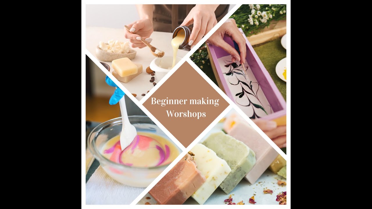 Join us for our beginner cold processed soap making workshop - YouTube