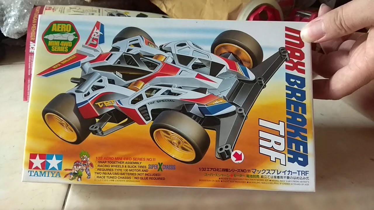 Unboxing Tamiya Max Breaker TRF Super X Chassis Original Let's Go ...