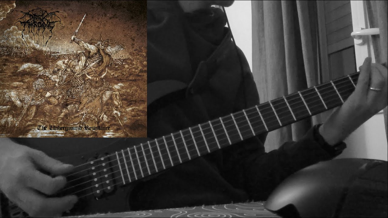 Darkthrone - Valkyrie (rhythmic guitar cover, beginner) - YouTube