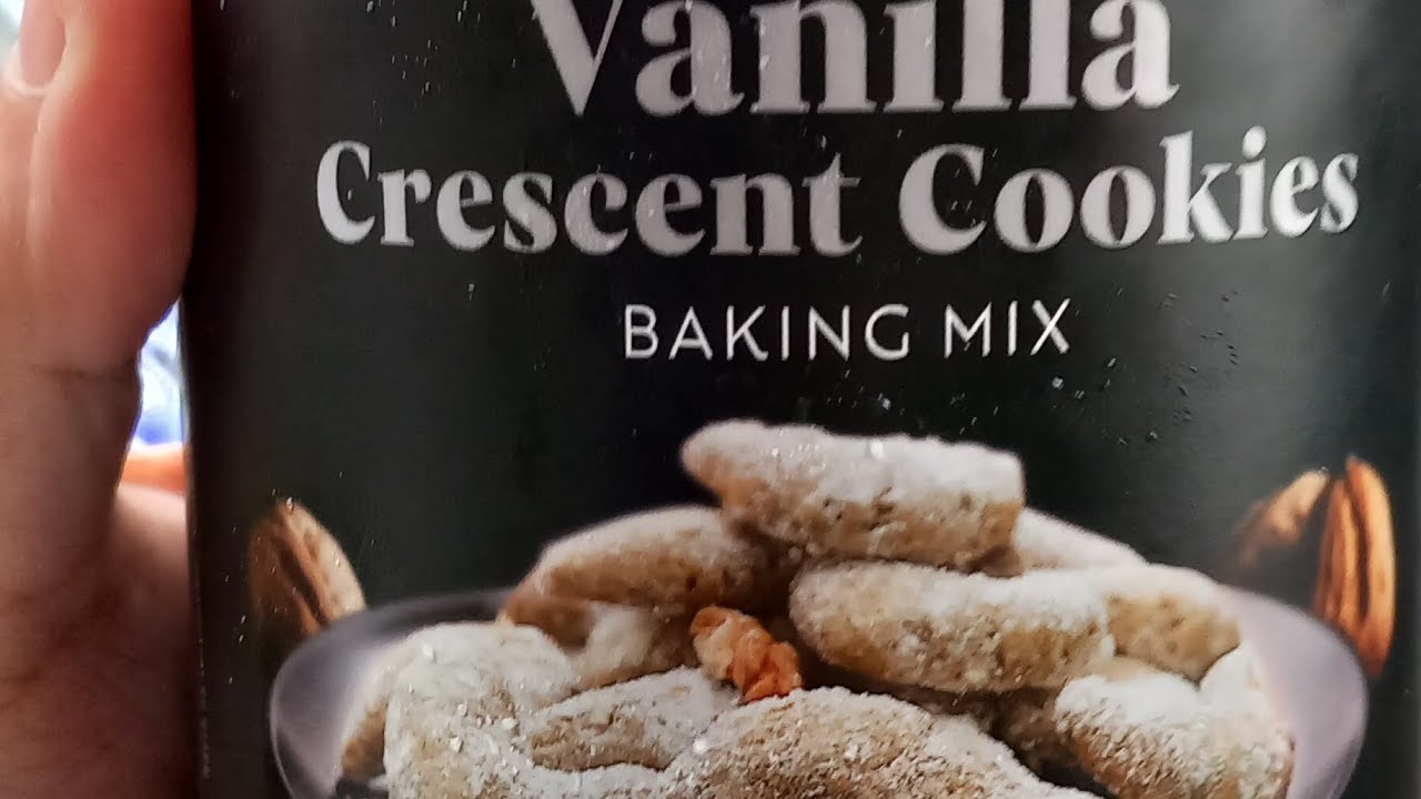 Trying Billa premium vanilla crescent cookies mix from Austria #cookies ...