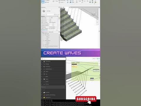 Wave Stairs With Revit And Dynamo - YouTube