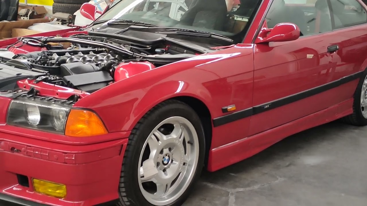 BMW E36 M3 Imola Red - YouTube