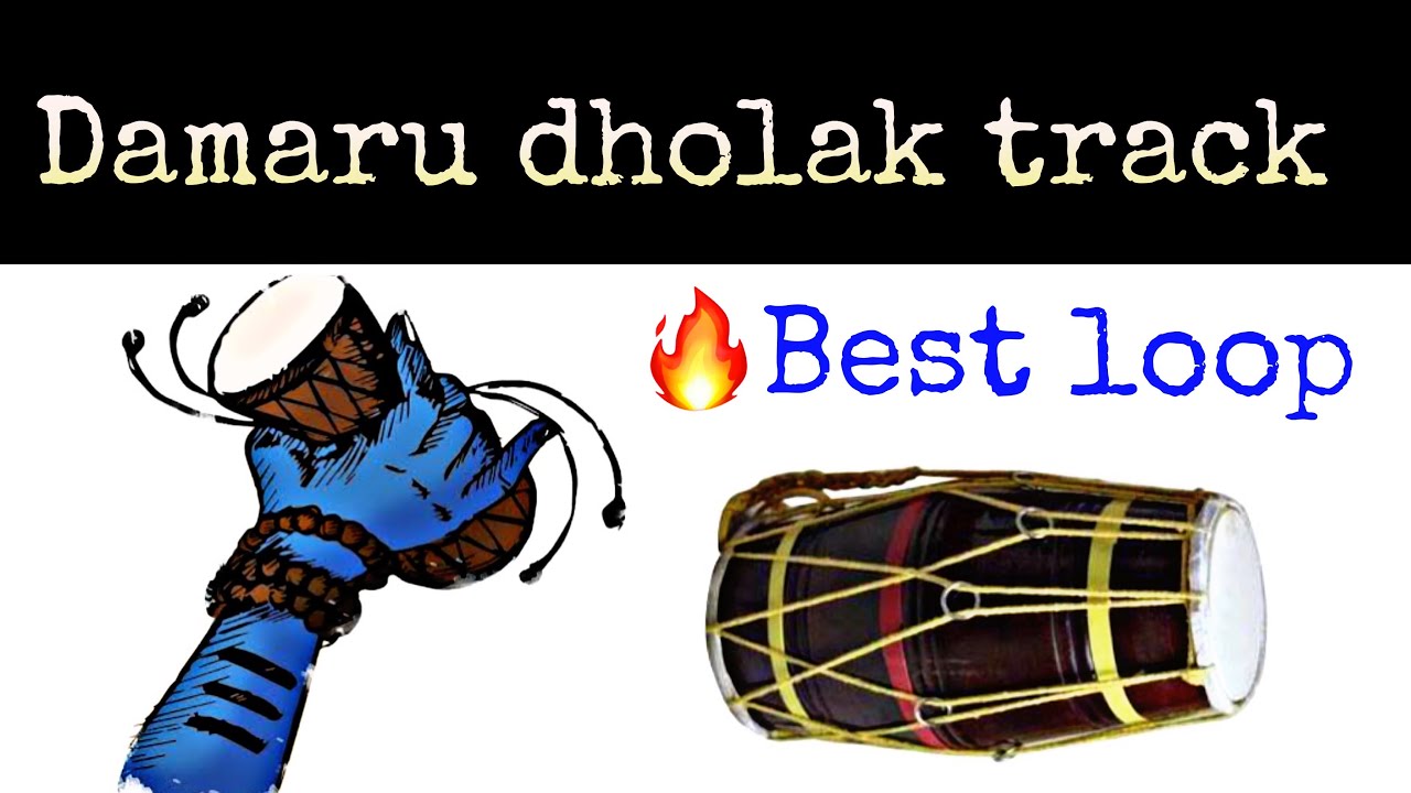 Damru dholak track || Indian rhythm loop with shiva s damu free use - YouTube