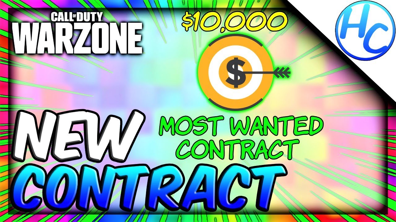 THE WARZONE NEW CONTRACT IS THE BEST! (Warzone most wanted contract ...