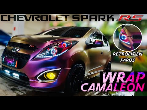 Chevrolet SPARK | FULL WRAP CAMALEON!! - YouTube