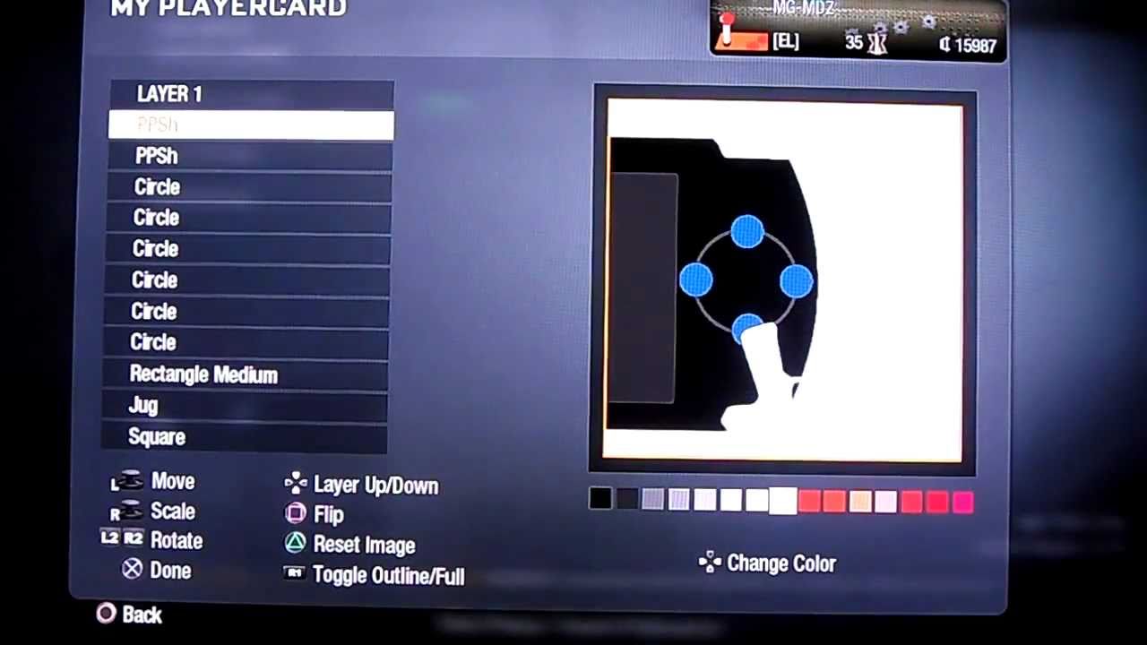 COD BO emblem tutorial / PSP - YouTube