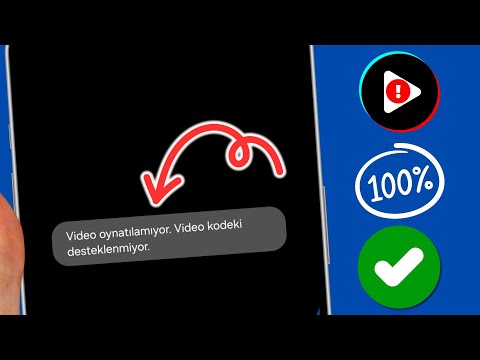 video oynatılamıyor nasıl düzeltilir? video codec bileşeni desteklenmiyor | %100 çözüldü