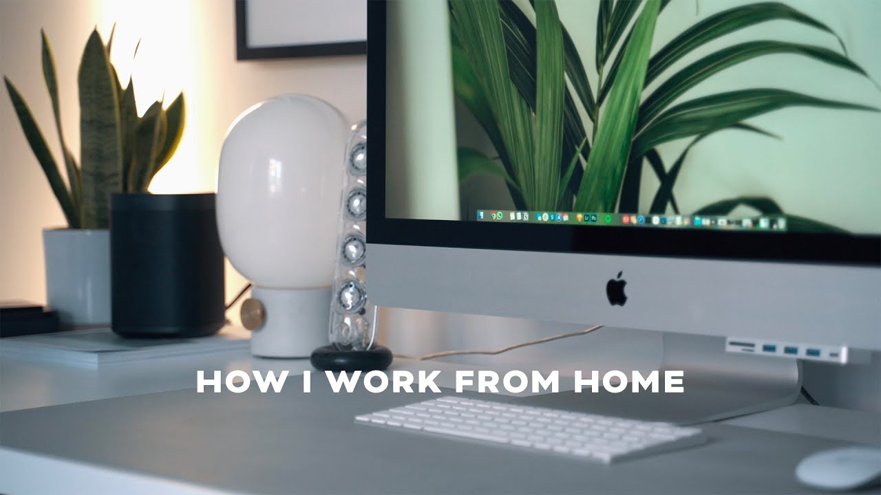 How I Work From Home | Daily Routine - YouTube