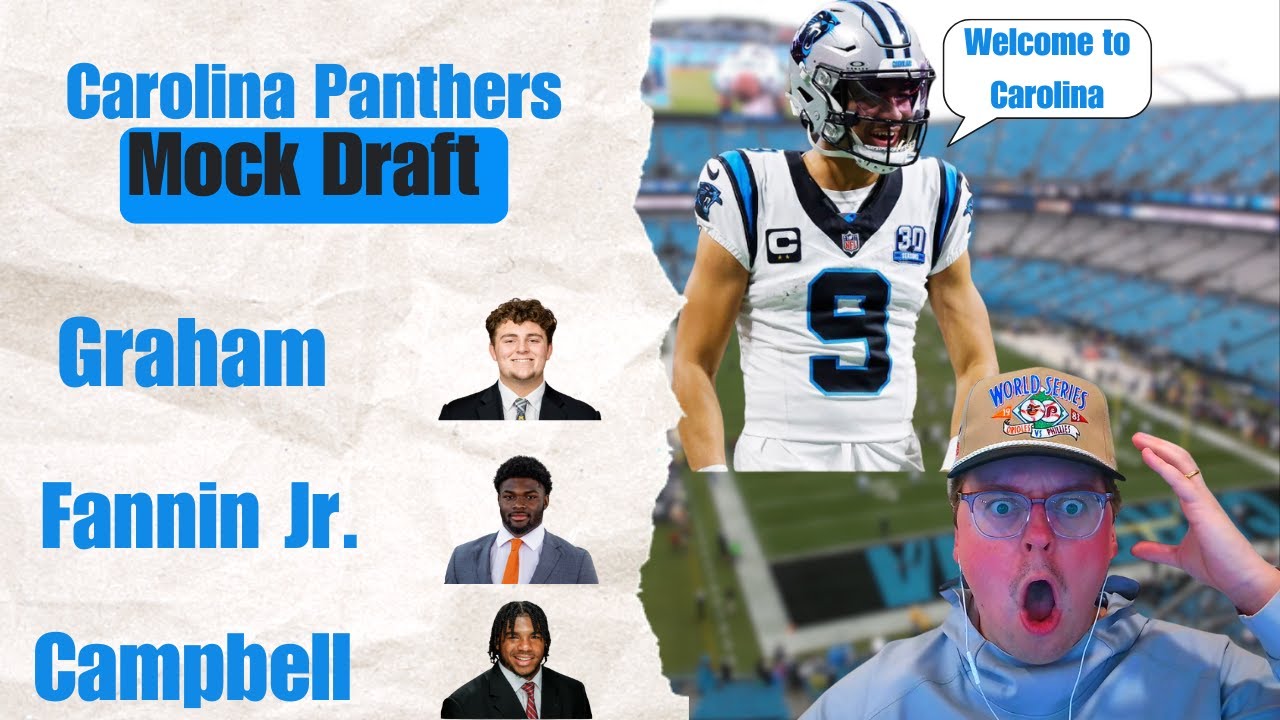 Full Carolina Panthers Mock Draft! - Blueprint for Supporting Bryce ...