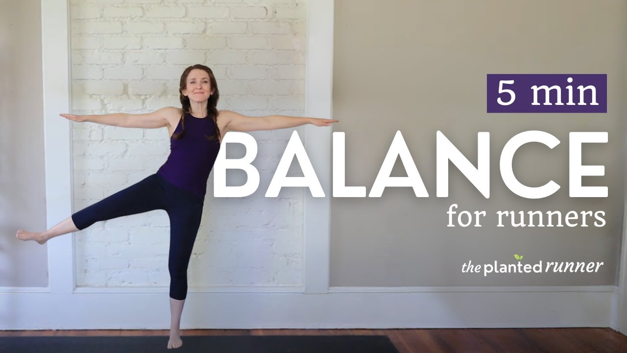 Balance Routine For Runners 5 Minutes Follow Along - YouTube