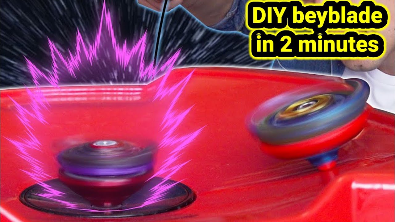 DIY Beyblade , how to make Beyblade in 2 minutes, Beyblade, Beyblade ...