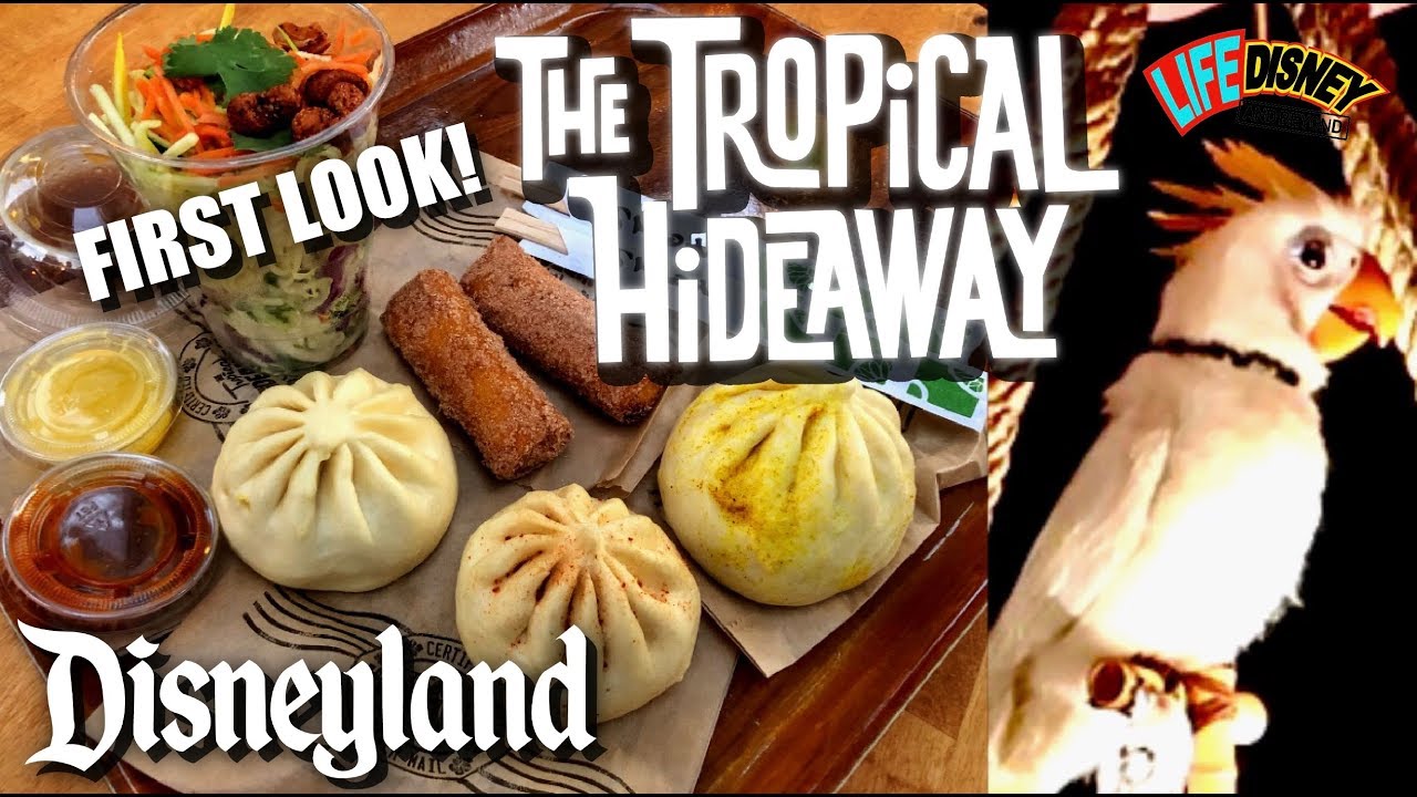 First Look! The NEW Tropical Hideaway at Disneyland | Food Review ...