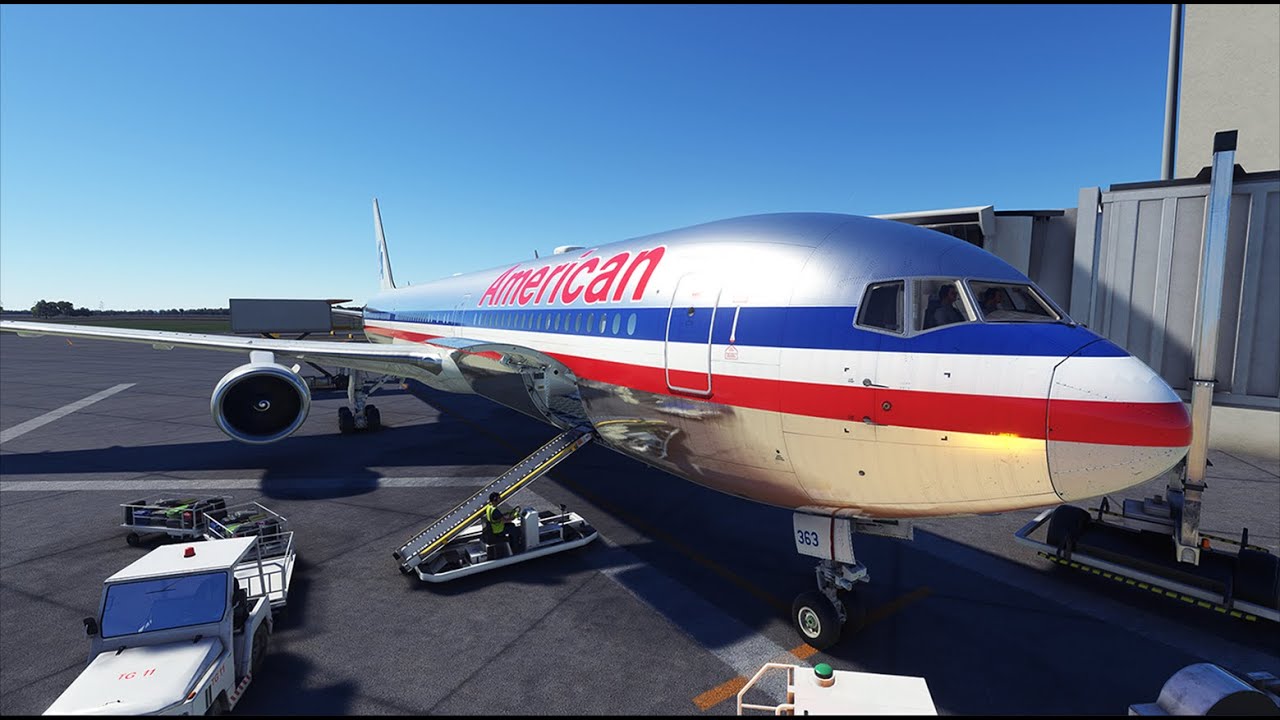 FLIGHT SIMULATOR (AO VIVO) / (BOEING 767-400ER) VOO DE ORLANDO PARA ...