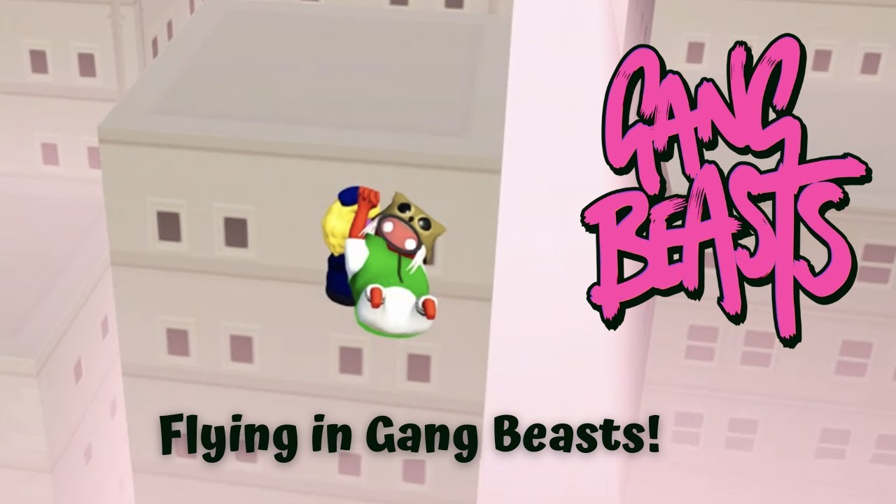 Flying in gang beasts… | #gangbeasts #shorts - YouTube