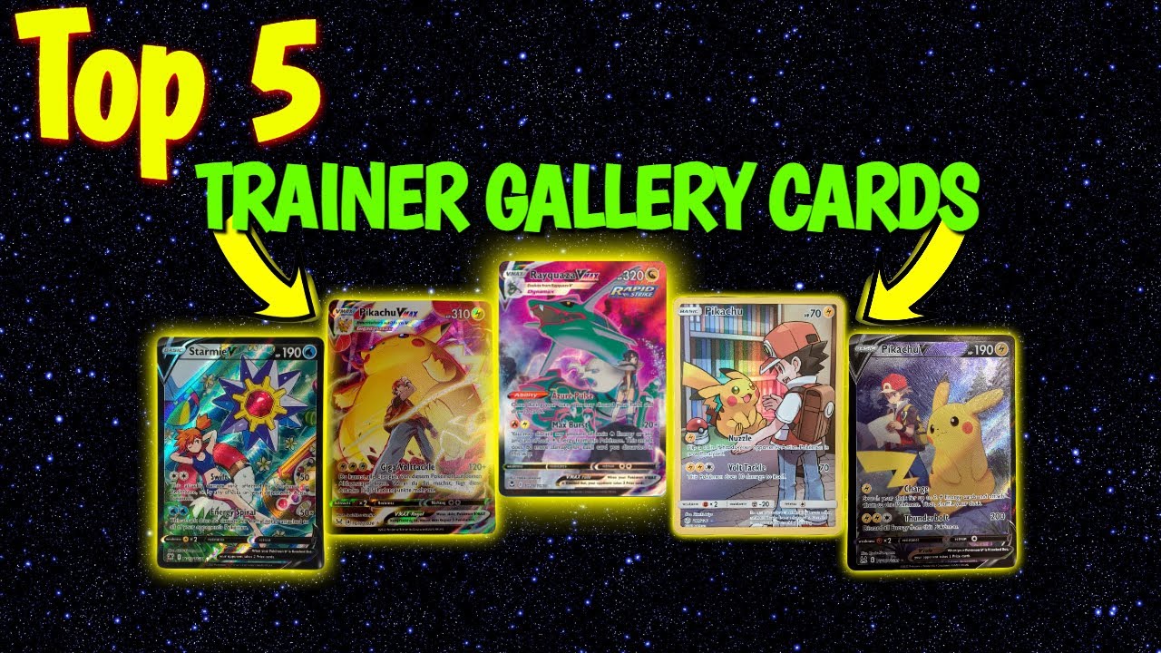 Top 5 Most Valuable Trainer Gallery Cards! Pokemon TCG - YouTube