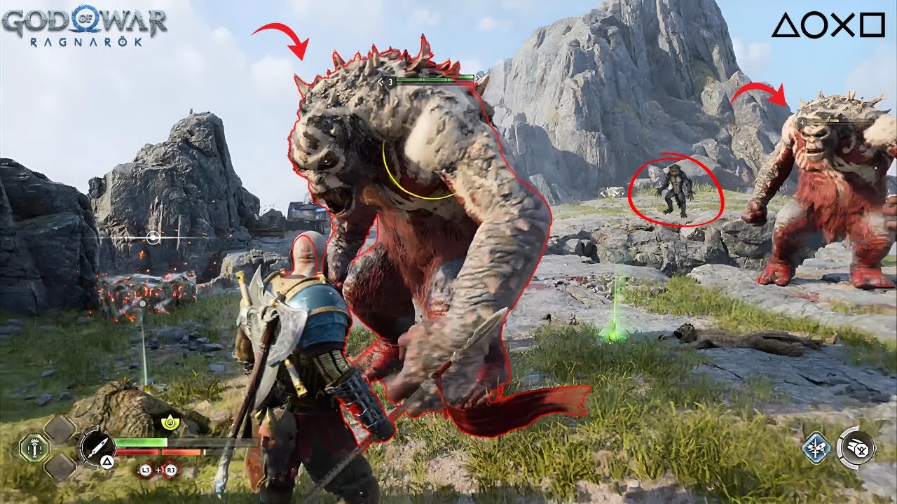 INSANE OGRE FIGHT | Epic Gameplay God of War Ragnarok! PS5 Highlights ...