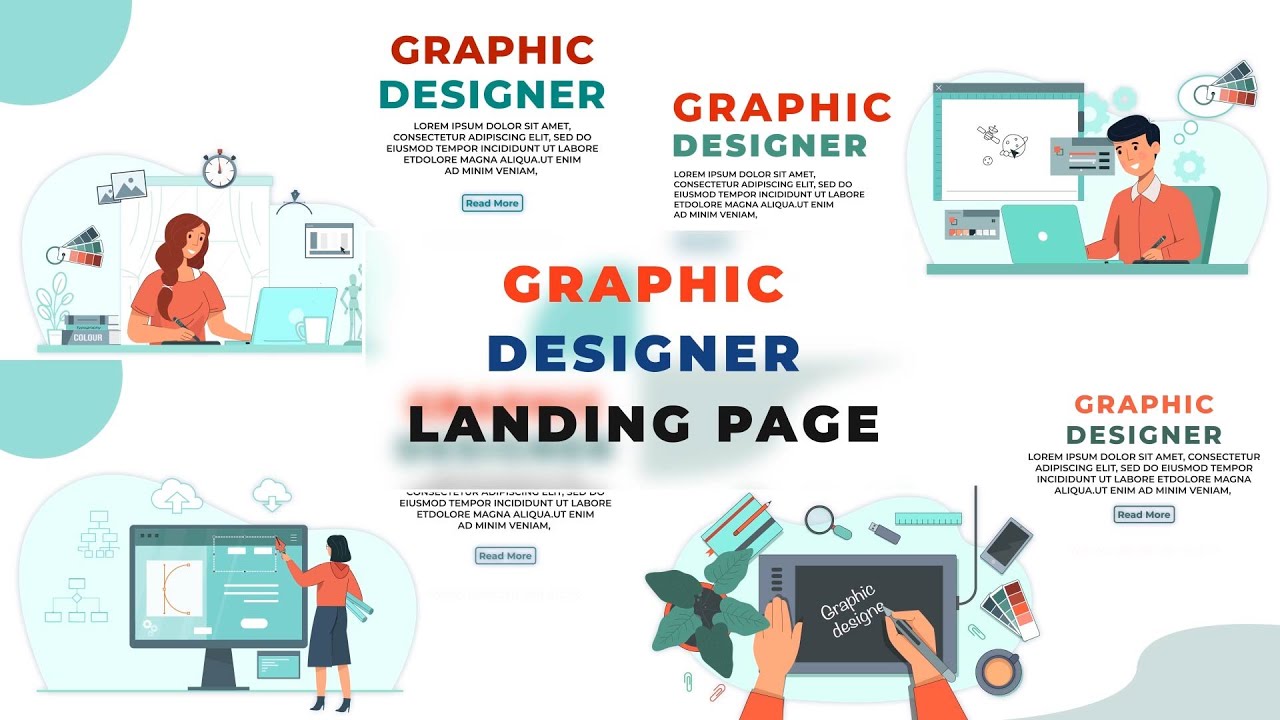 Download Graphic Designer Landing Page After Effects Templates ...